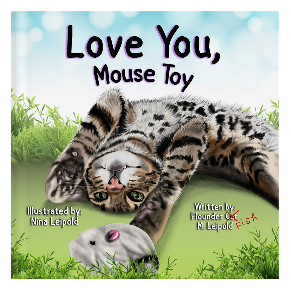 Love You, Mouse Toy Childrens Book by Flounder – Beach, Cats & Wine